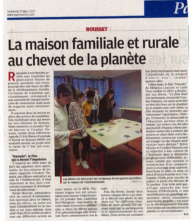 Articles de Presse